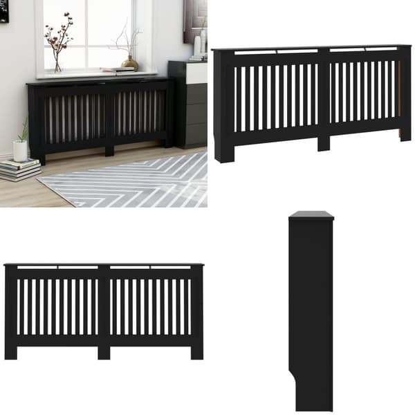 Elementskydd svart 172x19x81,5 cm MDF - Elementskydd - Element Skydd ...