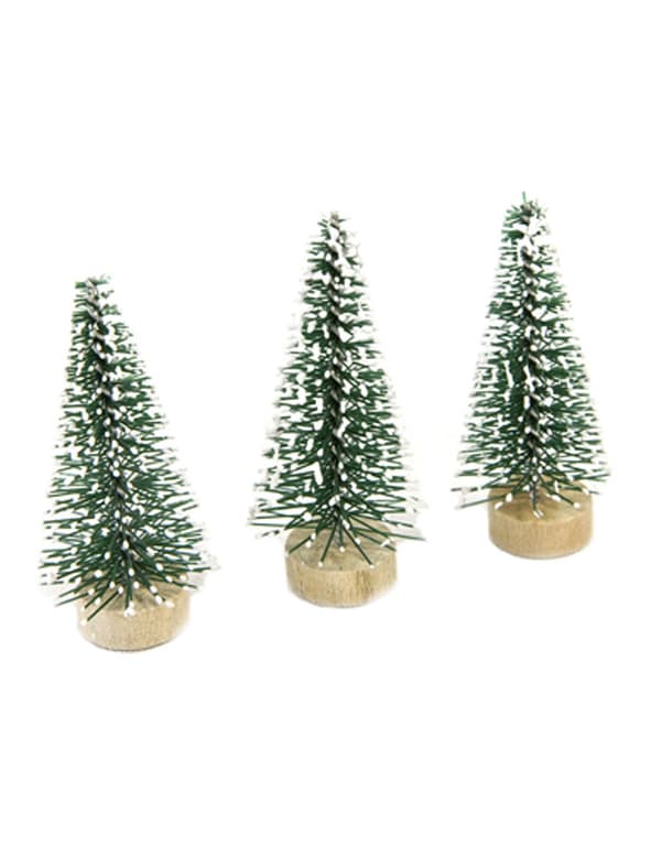 3 små gröna konstgjorda granar 5 cm. Size-Standard | CDON