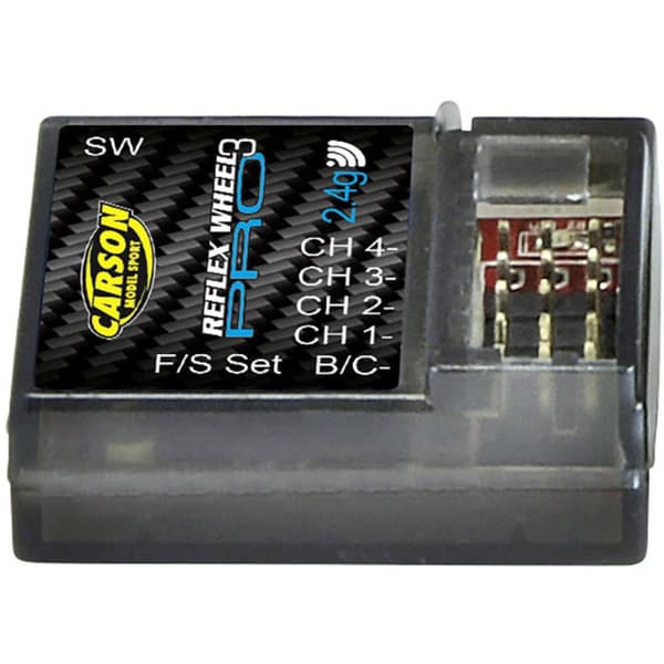 Carson Modellsport Reflex Wheel Pro 3 4-kanals mottagare 2,4 GHz ...