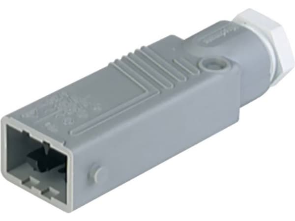 Hirschmann 931 692-106-1 Strømstik STAS Stik, lige Samlet poltal: 5 ...