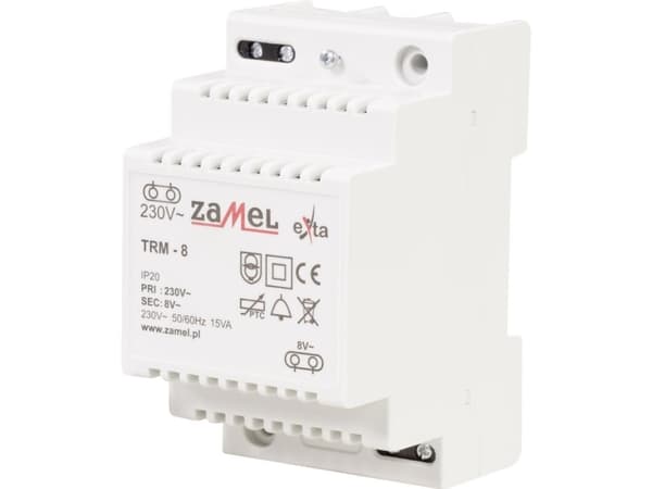 Kello muuntaja 230V/8V AC TRM-8 EXT10000139 | CDON
