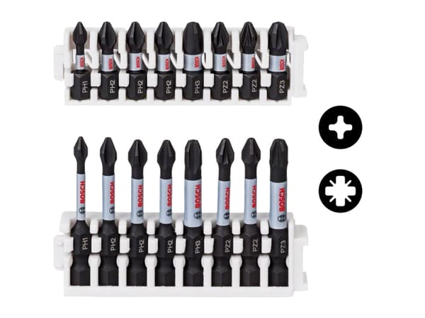 Bosch Accessories 2608522323 2608522323 Krydskærv-bit PH 1, PH 2, PH 3 ...
