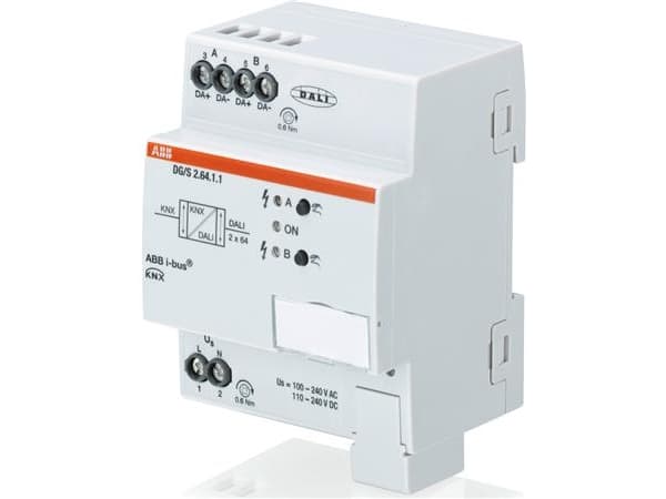 ABB KNX DALI-gateway, Basic 2-kanalig, MDRC DG/S2.64.1.1.1 | CDON