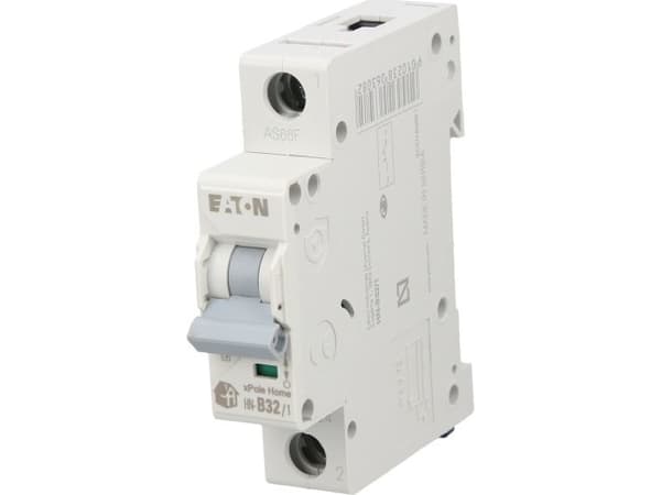Eaton Miniature circuit breaker 1P B 32A 6kA AC xPole Home HN-B32/1 ...