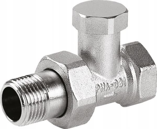 Perfexim Rak 1/2" avstängningsventil för radiator PHA-031 G1/2 WZ PN10 DN15 [10/100] - 20-031 ...