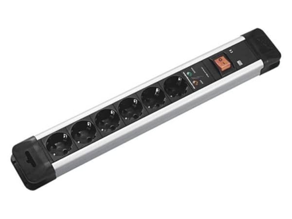 Bachmann Connectus - uttag med flera uttag - 3600 Watt - utgångsanslutningar: 6 (franska / UTE ...