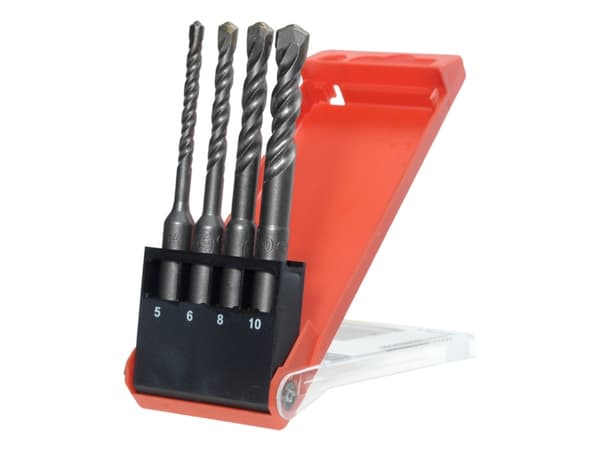 kwb 240500, Rotasjons hammer, Drill bit set, Høyrehåndsrotasjon, 180 mm ...