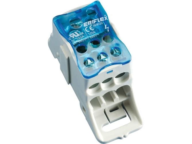 ABB Fördelningsblock 1 pol 125 A - 1x35mm/1x16mm/6x16mmm | CDON