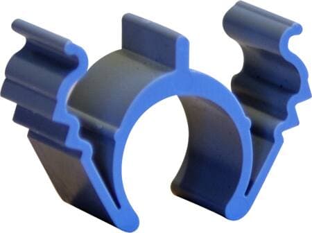 Groove clips PRO.för fastsättning av 20 mm rör i frästa spår, hård flex ...