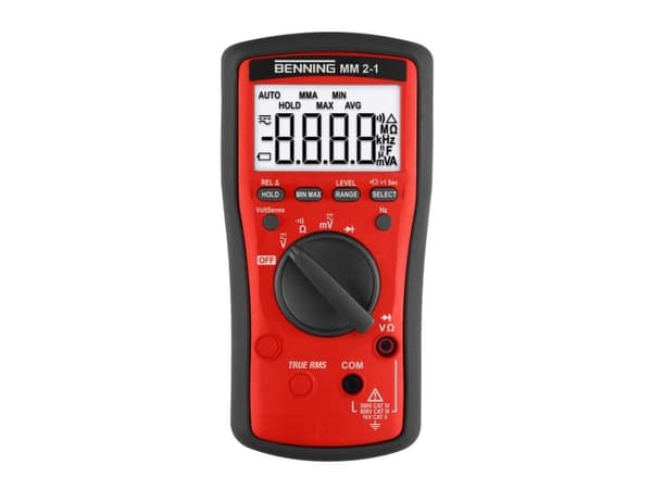 Benning 044691 Hånd-multimeter digital CAT III 600 V, CAT IV 300 V ...