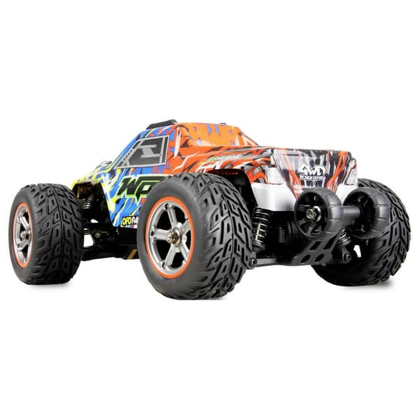 Amewi Blå, Orange Borst motor 1:20 RC Bil nybörjare Elektrisk Monstertruck Fyrhjulsdrift (4WD ...