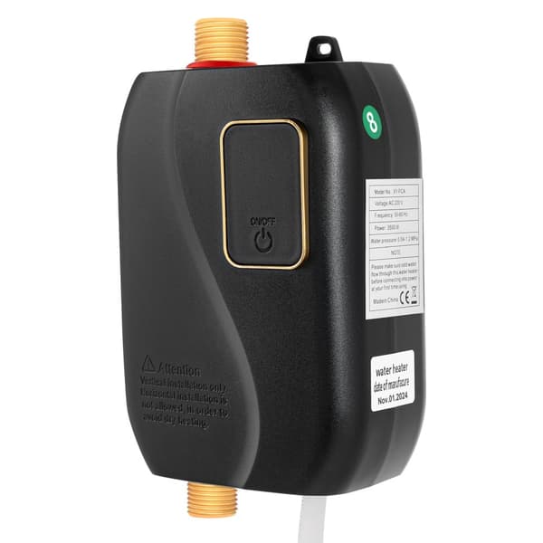 Elektrisk mini-varmvattenberedare, väggmonterad, 3500 W, 220 V, IPX4 ...
