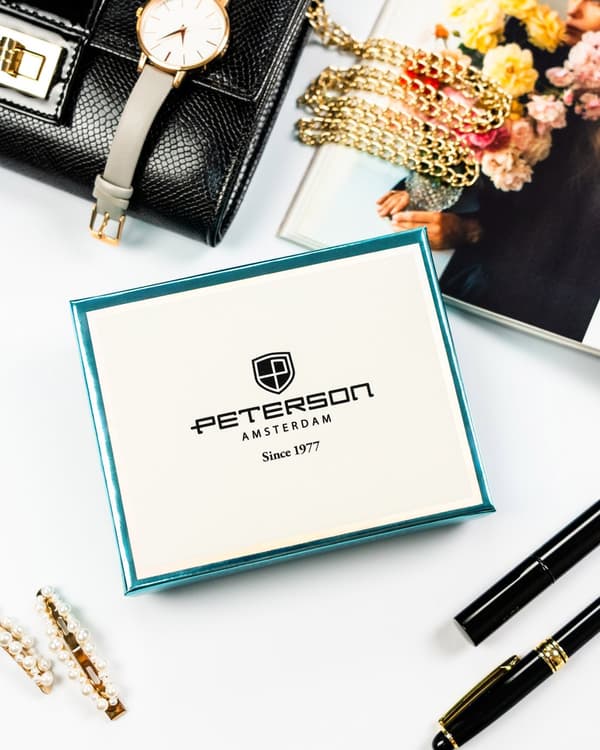 Damepung i læder+PU PTN PS108-MLF-2562 Rød | CDON