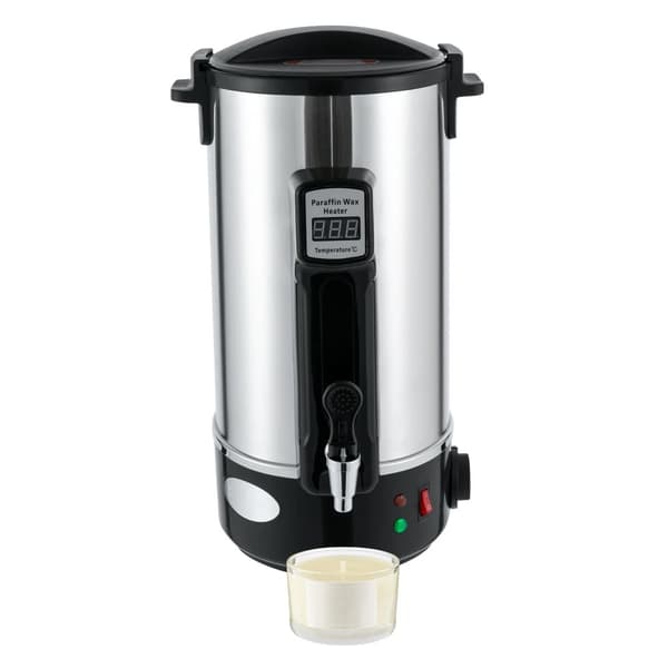 Vokssmelter til lysestøbning - Elektrisk voksvarmer - 12 l - 1100 W ...