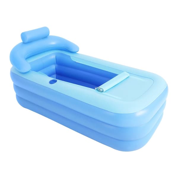 Portabelt Uppblåsbart Badkar - SPA-badkar - Hopfällbar - Ergonomiskt ...