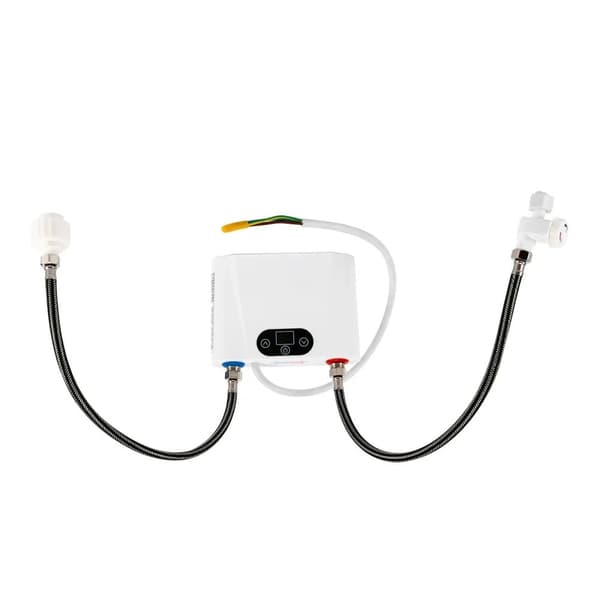 Elektrisk genomströmningsvärmare - Mini varmvattenberedare - 5500 W ...