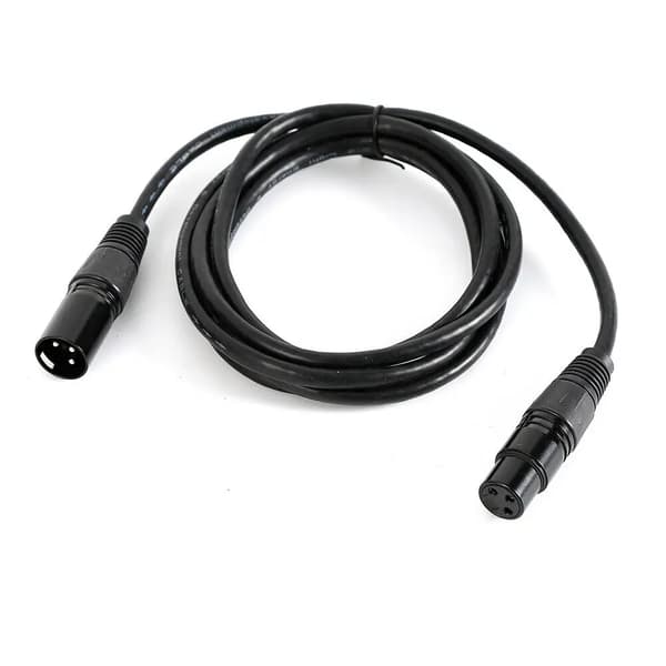 DMX-kabel - 3-pin XLR - 2 m - 10-pack - OFC-koppar, PVC-mantel - För ...