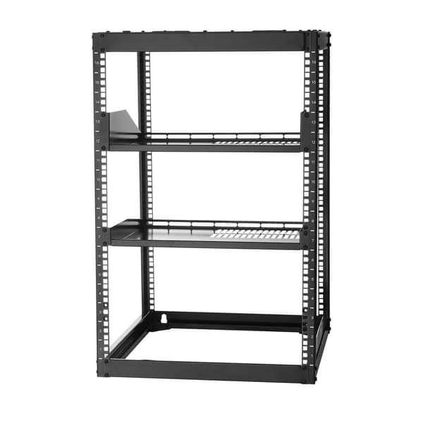 Palvelin- ja verkkoräkki - Avoin 4-pylväinen 16U - Syvyys 585 mm ...