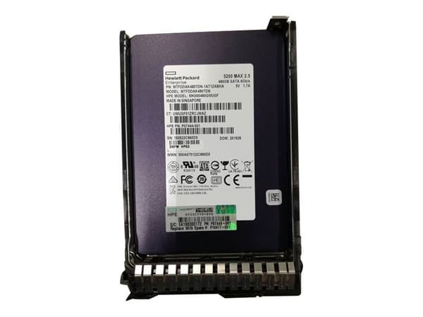 HPE - SSD - Mixed Use - 480 GB - hot-swap - 2.5" SFF - SATA - med HPE ...