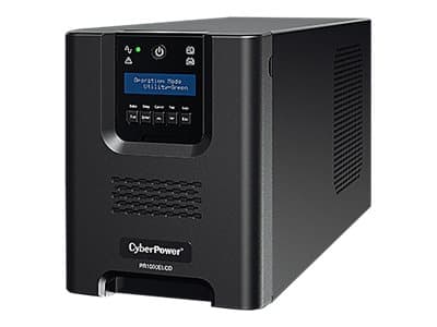 CyberPower Professional Series PR1000ELCD - UPS - AC 230 V - 900 Watt - 1000 VA - 12 Ah - RS-232 ...