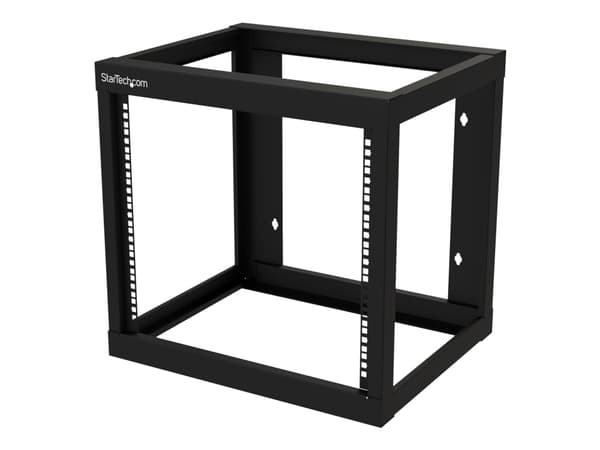 StarTech.com 9U 19" Wall Mount Network Rack 17" Deep 2 Post Open Frame ...