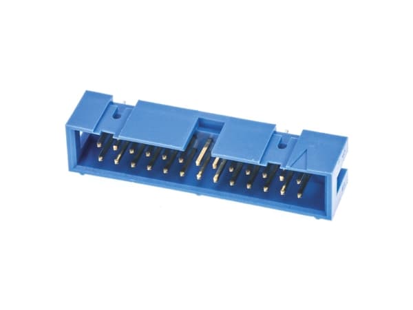 TE Connectivity AMP-LATCH Series Straight Through Hole PCB Header, 26 ...