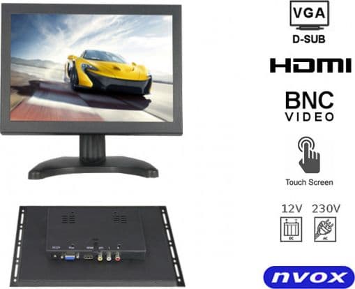 Car stereo Nvox Touch-sensitive monitor open frame led 8cali vga hdmi ...