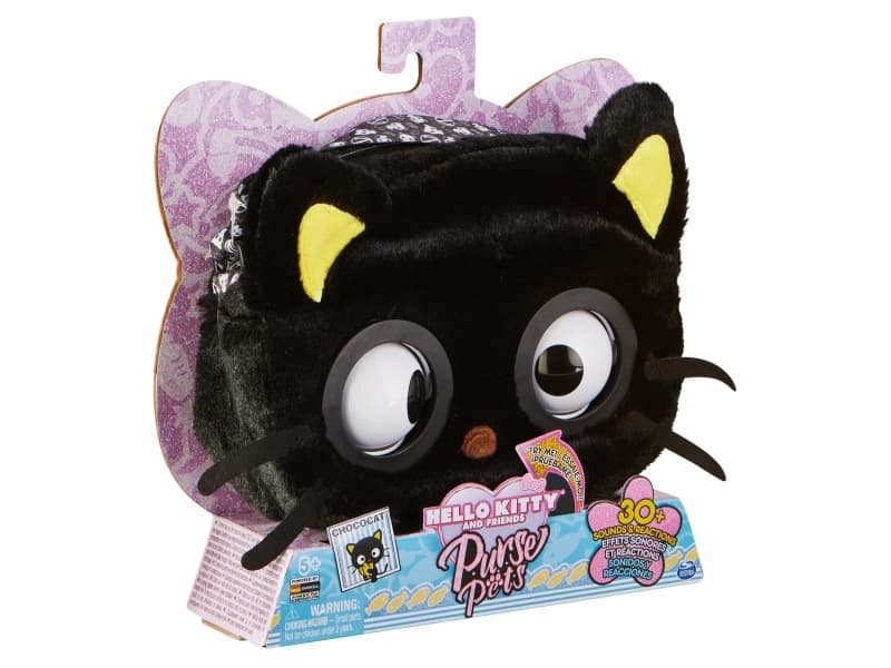 Spin Master Sanrio Purse Pets Chococat interactive handbag | CDON
