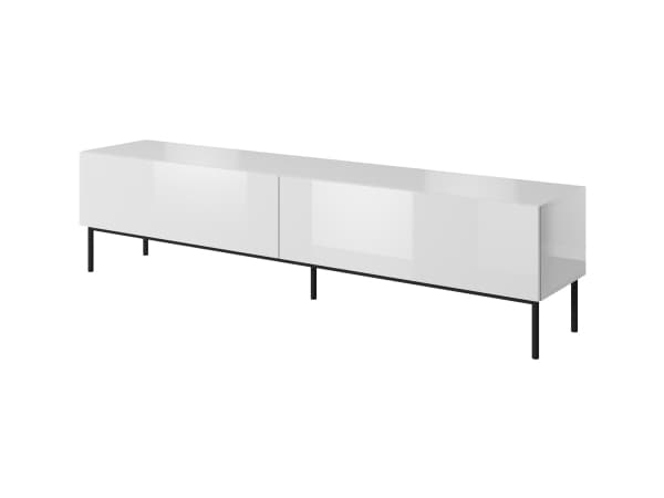 Cama SLIDE TV2+ST BI, Vit, MDF (Medium Density Fiberboard), Vit, Torrtillverkade fiberskivor ...