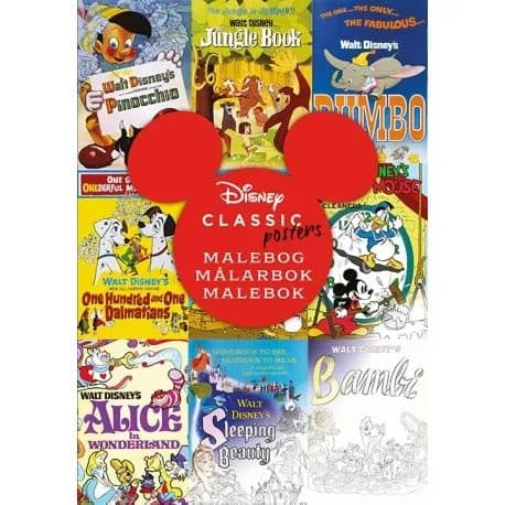 Disney Classic Posters - malebog | CDON