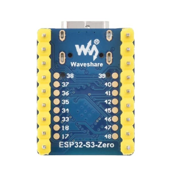 Waveshare Esp32 S3 Mini Development Board Based On Esp32 S3fh4r2 Dual Core Processor With