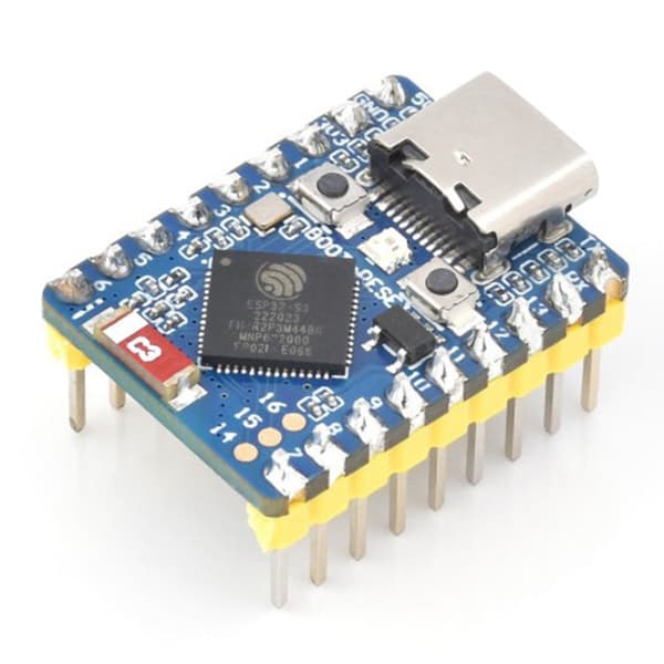 Waveshare Esp32 S3 Mini Development Board Based On Esp32 S3fh4r2 Dual Core Processor With 8797