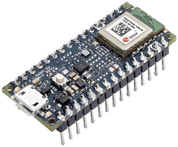 Arduino ABX00072 Board Nano 33 BLE Rev2 with headers Nano ARM® Cortex®-M4 (ABX00072) | CDON