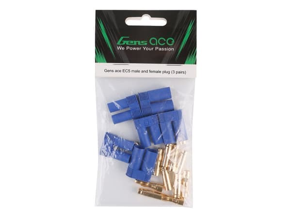 Set of EC5 male and female connectors (3 pairs) | CDON