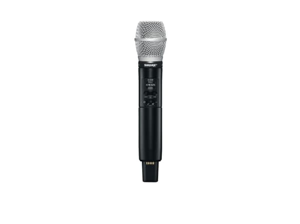 Shure SLXD2/SM86, Håndholdt sender, 562 - 606 MHz, 50 - 18000 Hz, Ultra ...