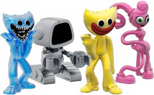Poppy Playtime Collectible Minifigure 4-Pack S2 V2 | CDON