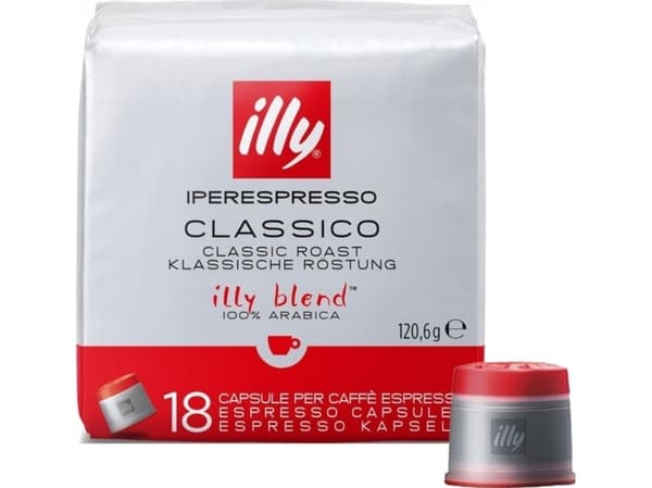Illy 7990, Kaffekapslar, Kaffe, Medelrostade, iperEspresso, 18 styck ...