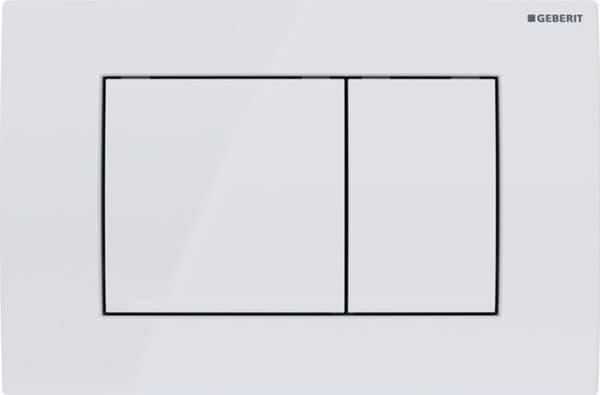 Geberit spolknapp Geberit Delta30 spolknapp, front, vit-alpin | CDON