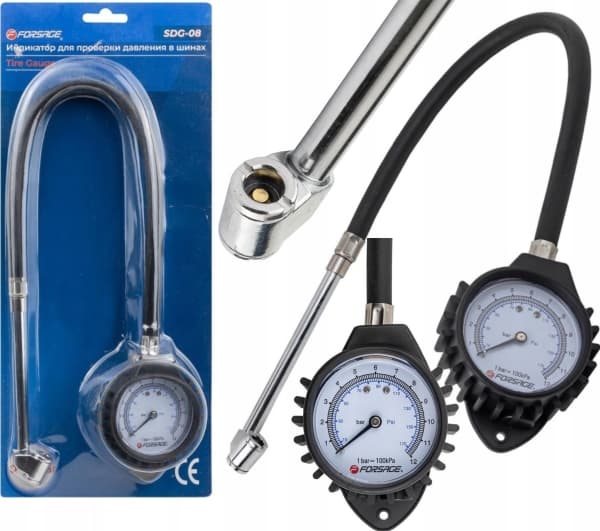 Forsage Manometer för kontroll av lastbilsdäckens tryck (0-12 Bar) | CDON