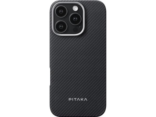 Pitaka Ultra-Slim Case, Black/Grey Twill - iPhone 16 Pro Max | CDON