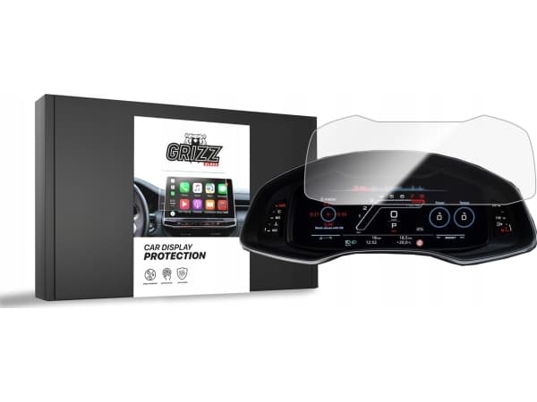 GrizzGlass Folia ceramiczna GrizzGlass CarDisplay Protection do Audi Q7 Virtual Cockpit 12,3 ...