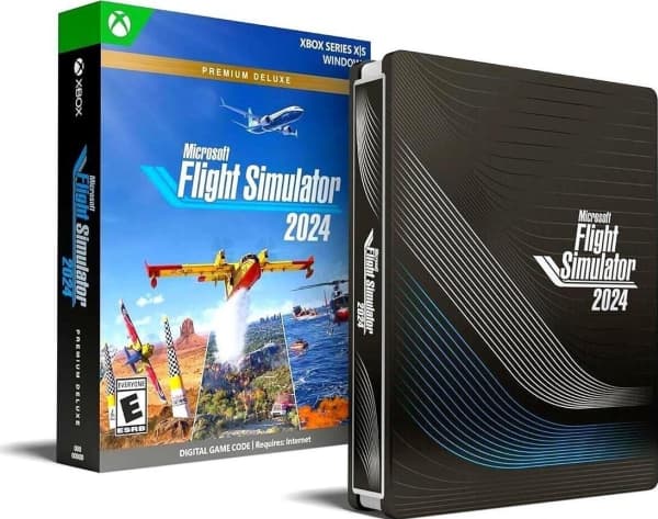 Microsoft Flight Simulator 2024 - Premium Deluxe SteelBook Edition ...