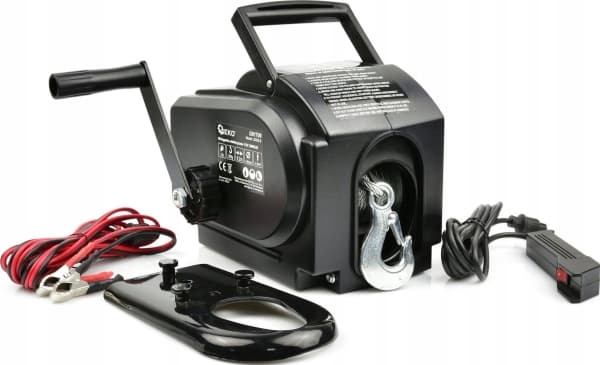 Geko bärbar elektrisk vinsch 12V 2000LB (1) | CDON