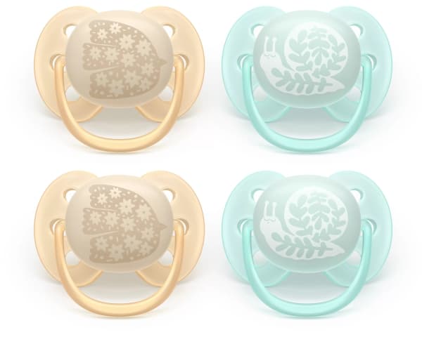 Philips AVENT napp SCF091/49 ultra soft, ultramjuk napp, ortodontisk ...