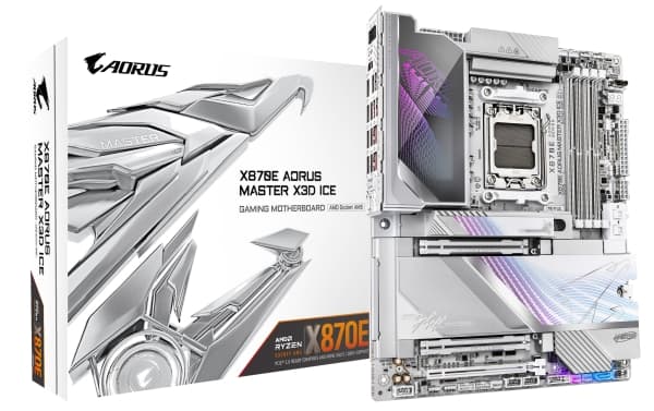 AORUS - Hovedkort - ATX - Socket AM5 - AMD X870 Chipset - USB 3.2 Gen 1 ...