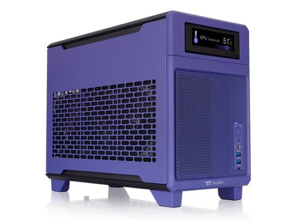 Thermaltake TR100, Mini Tower, PC, Violett, Mini-ITX, SPCC, Stål, 6,8 ...