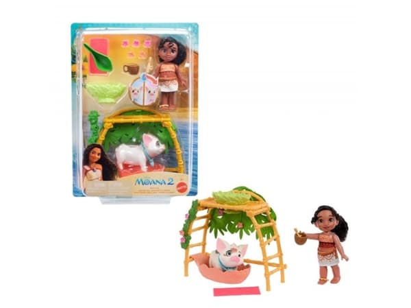 Mattel Lėlė disney princess moana 2 simea and pua | CDON