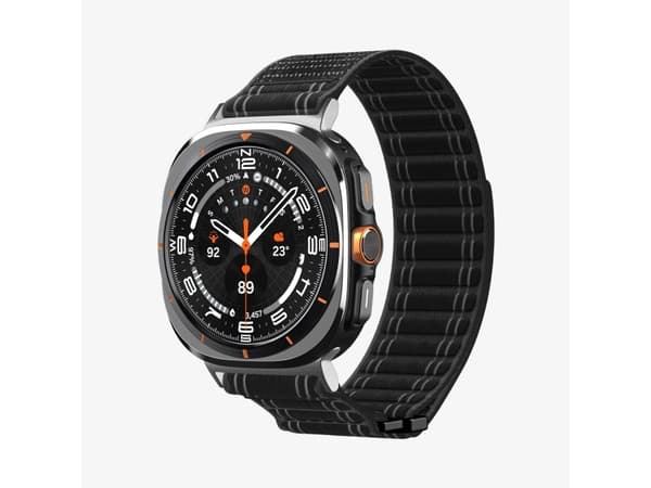 Spigen WBF0 Galaxy Watch Ultra Band Black, Band, Smartwatch, Black ...