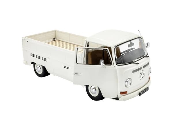 Solido Personbil model Volkswagen (VW) T2 PICK up PORSCHE Racing hvid ...