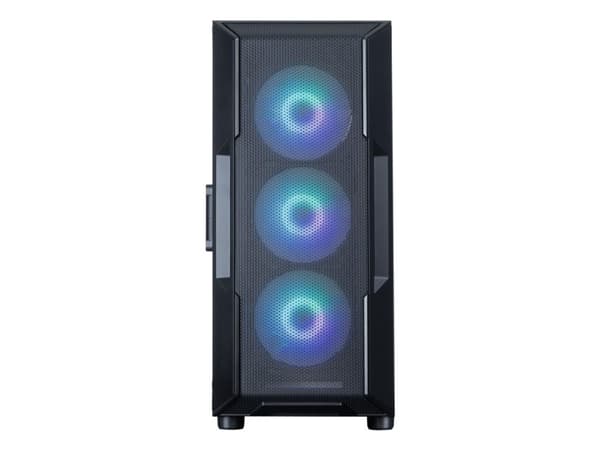 Zalman i3 NEO ARGB V2 BLACK, Midi Tower, PC, Sort, ATX, Mini-ITX, Plast ...